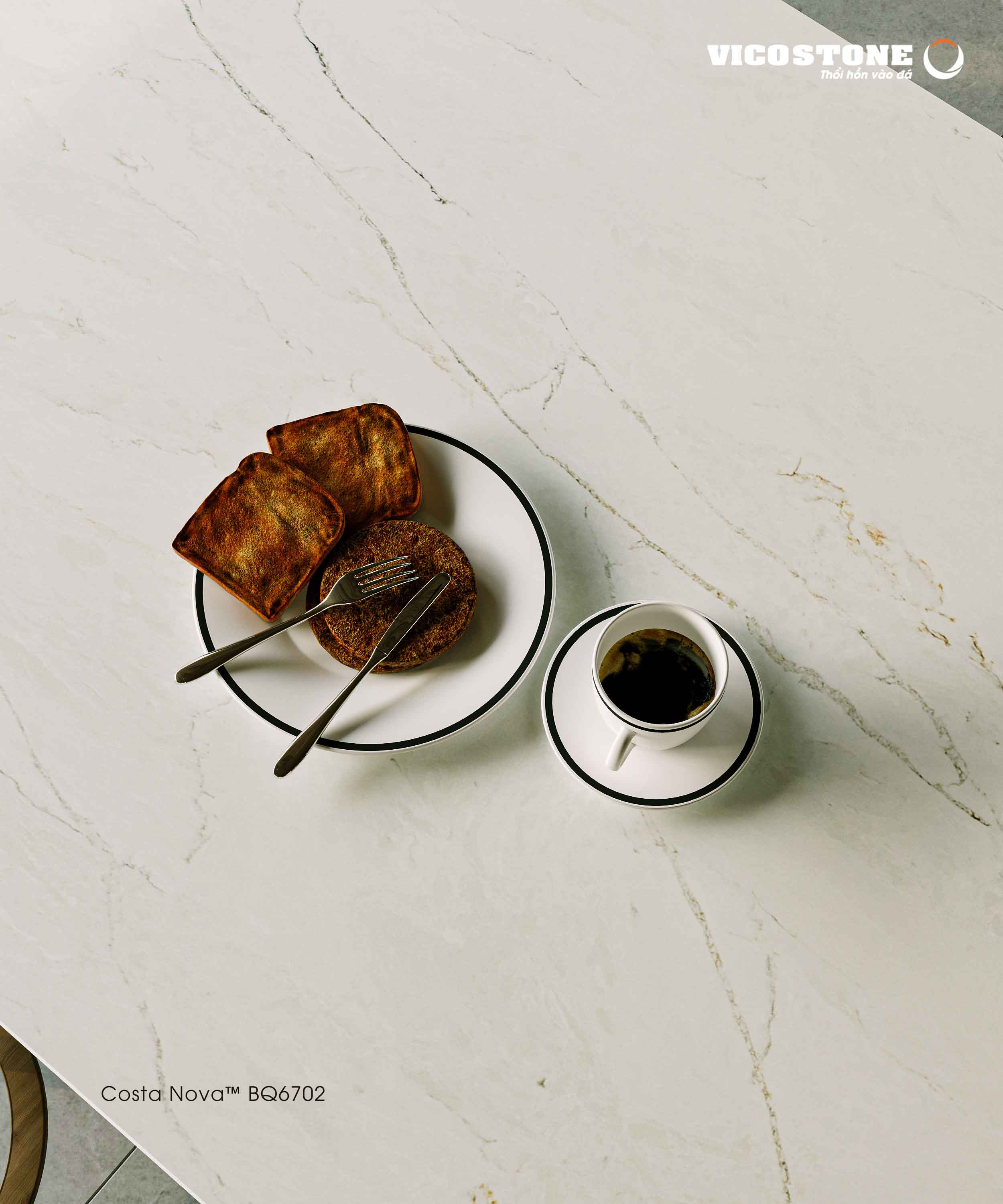 Đá Vicostone BQ6702 Costa Nova